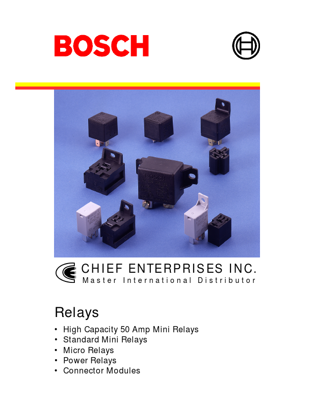 0332207402 Datasheet PDF (Relays) | Download Bosch 0332207402