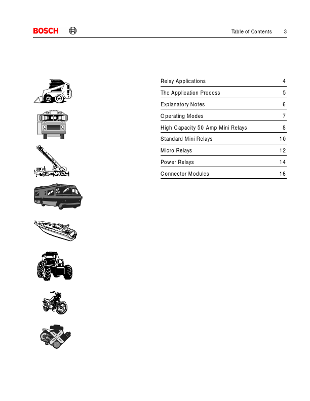 0332207402 Datasheet PDF (Relays) | Download Bosch 0332207402